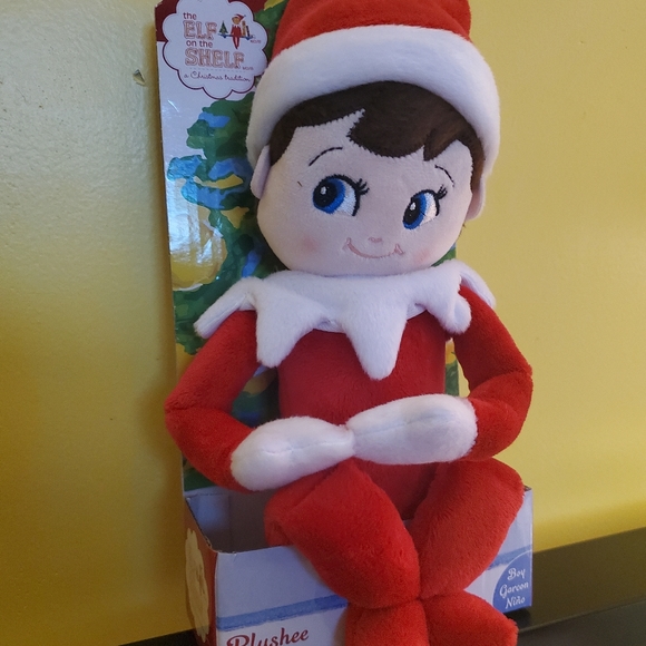 Toys | The Elf On The Shelf Plushee Pal 17 Christmas Light Skin Blue ...